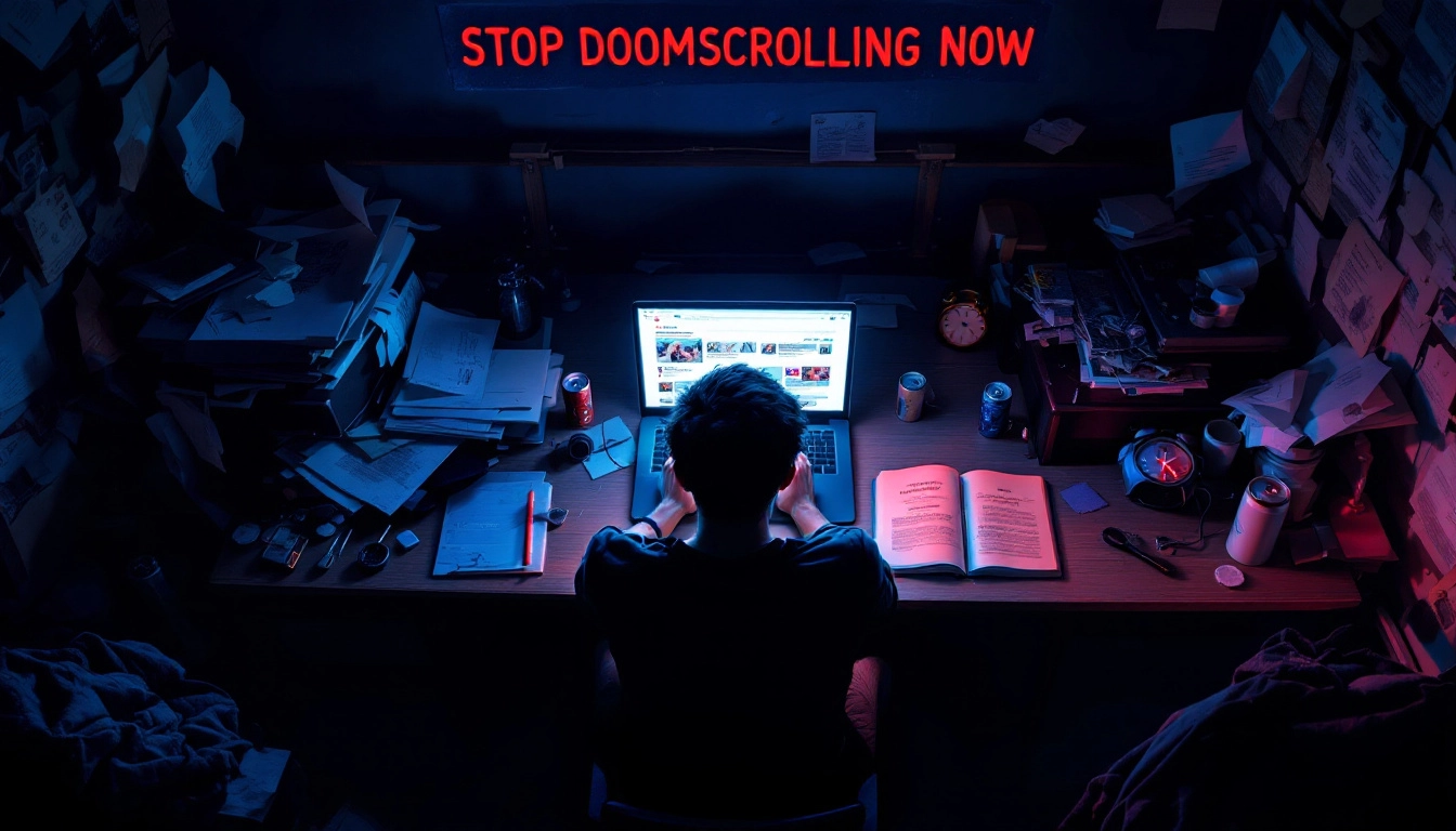 Stop Doomscrolling Now: How to Break Free from Mindless Scrolling - Break Brain Rot