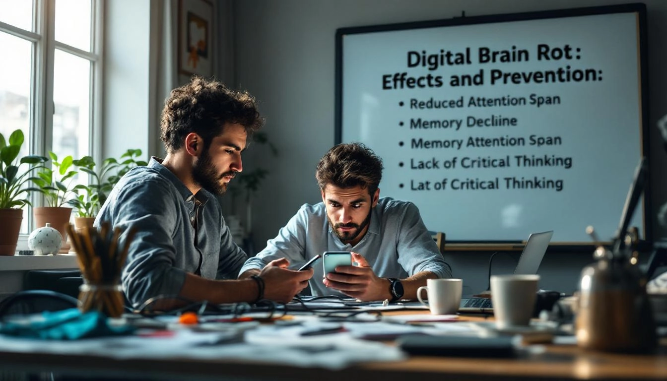 Effects of Digital Brain Rot and How to Prevent Cognitive Decline