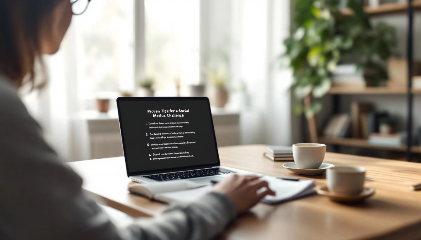 how to succeed in a social media detox challenge with proven tips